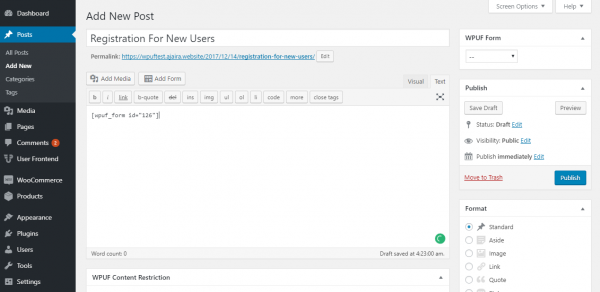 How to Create a Registration Form - weDevs