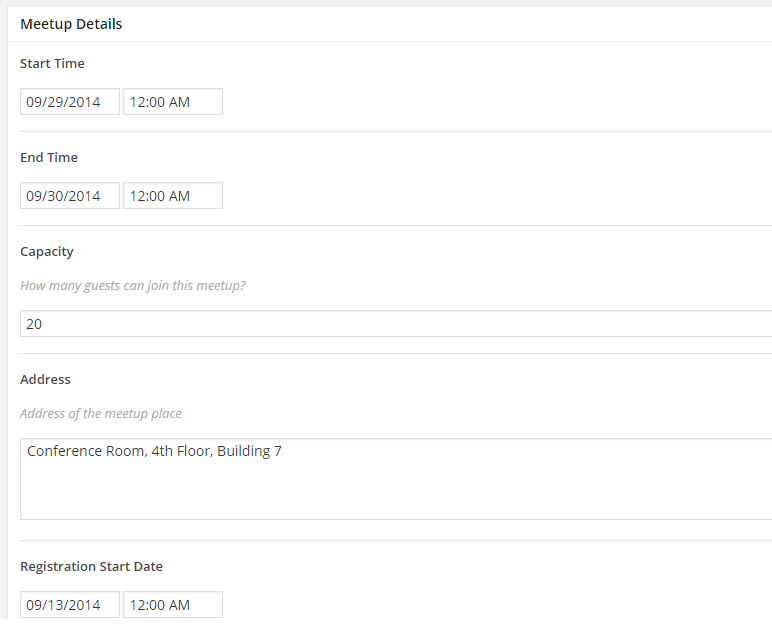 Meetup – The Ultimate WordPress Plugin to Create and Manage Events - weDevs