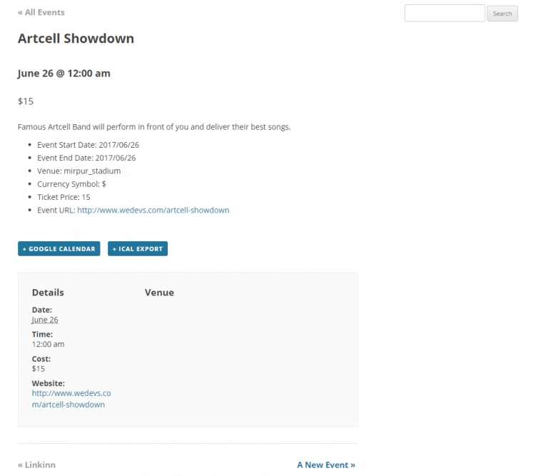 How to Create Events Using WP User Frontend Pro - weDevs