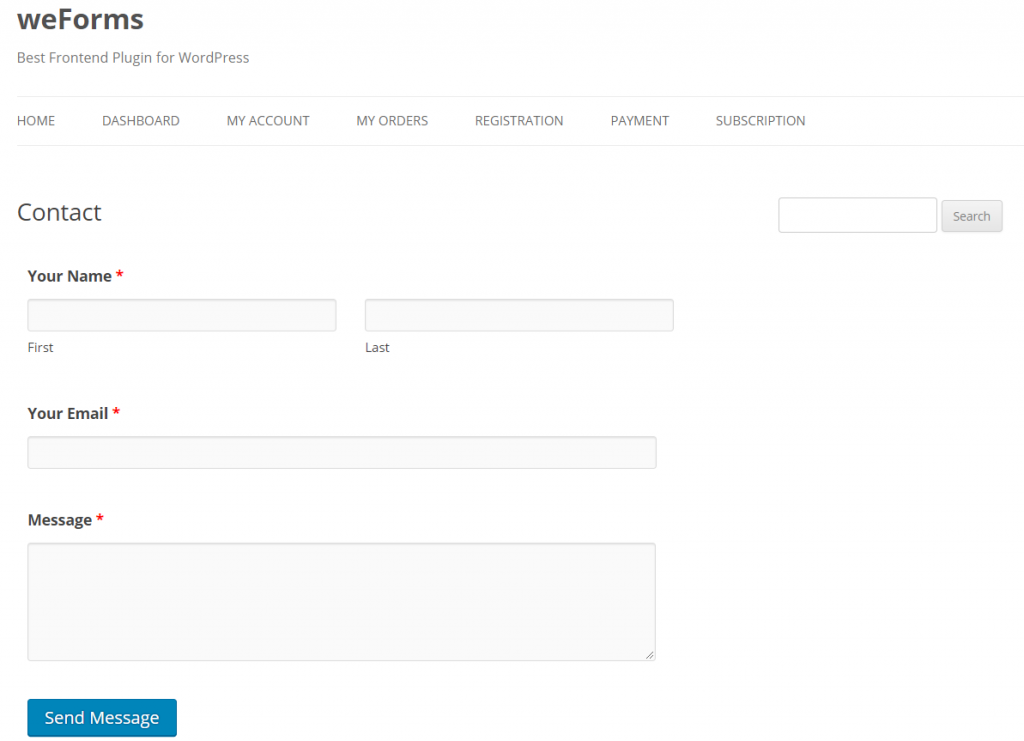 Create A Simple Contact Form for Your WordPress Site - weDevs