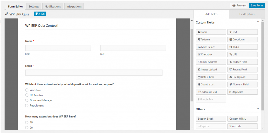 How To Successfully Create Quiz Using weForms - weDevs