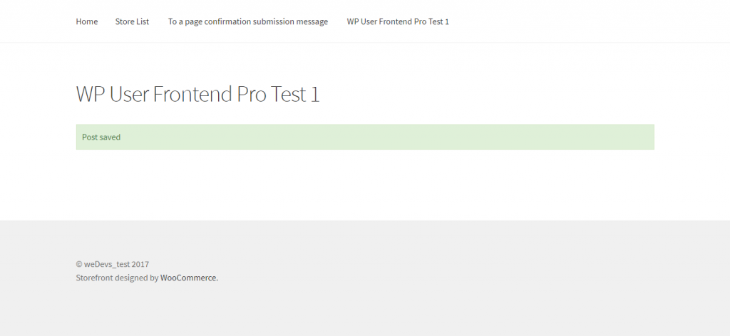 How To Set Up Submission Confirmation Message - weDevs