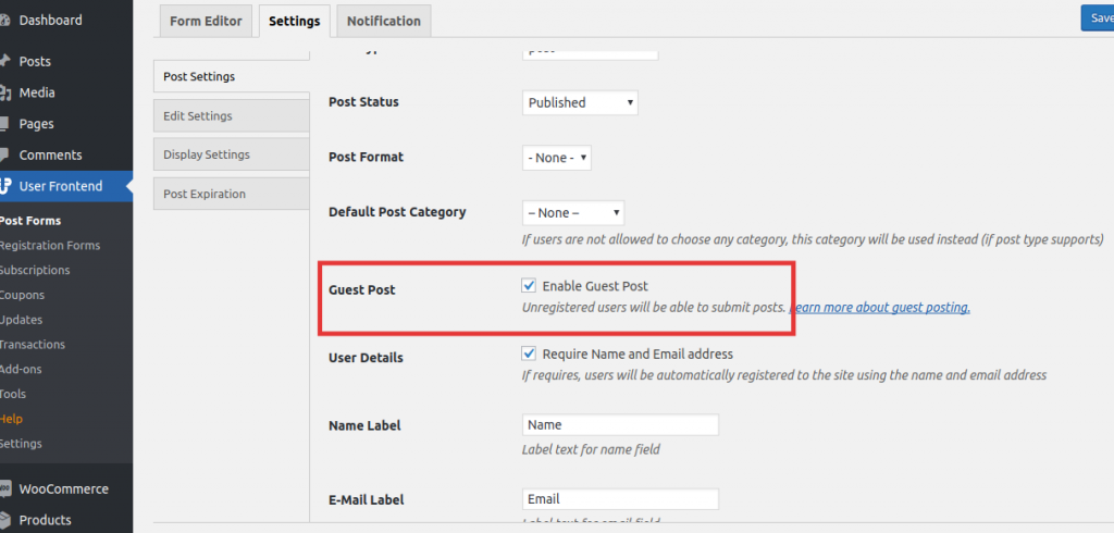 How To Restrict Content On Wordpress Using Wp User Frontend Pro Wedevs 9165