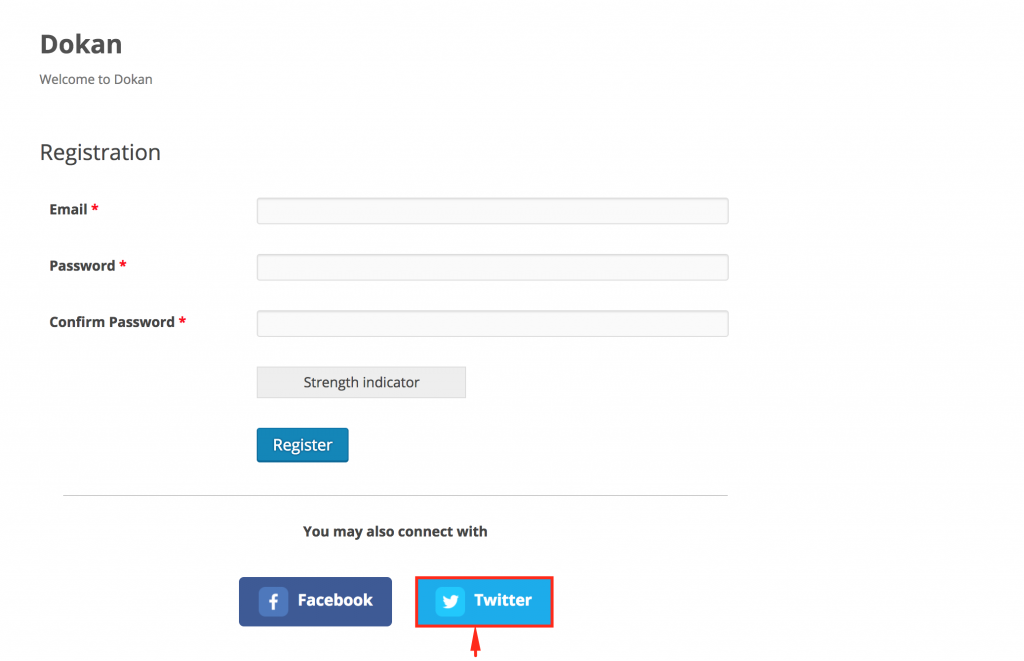 Configuring Twitter - weDevs