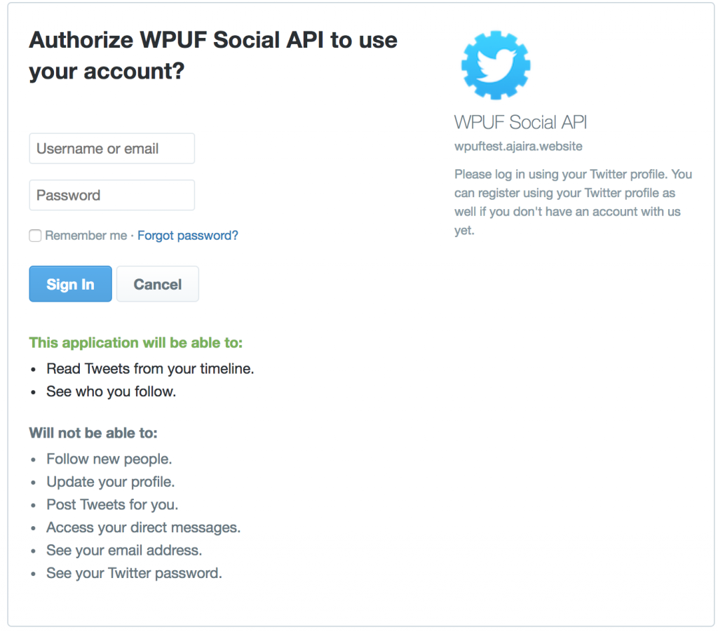 Configuring Twitter - weDevs
