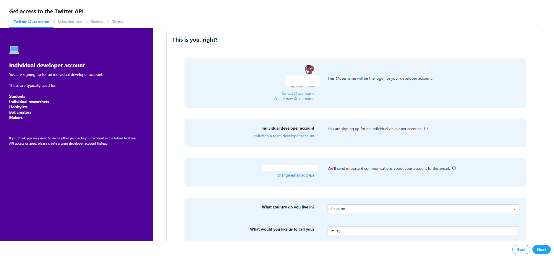 Configuring Twitter - weDevs
