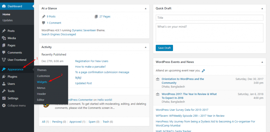 How to Customize User Login Widget - weDevs