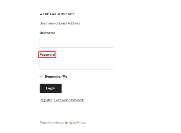 How to Customize User Login Widget - weDevs