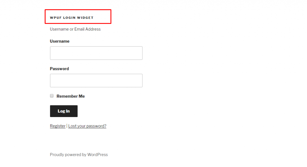 How to Customize User Login Widget - weDevs