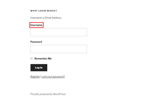 How to Customize User Login Widget - weDevs