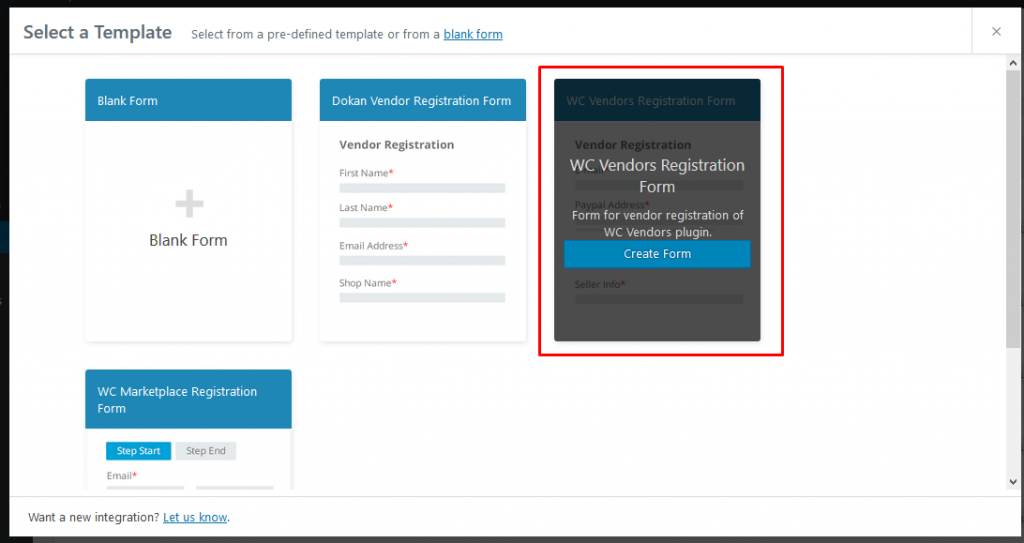 WC Vendors Registration Template - weDevs