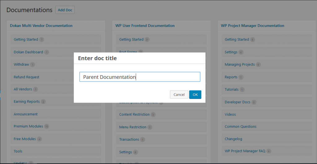 Wordpress Documentation Plugin Take Your Docs To A New Level Wedevs 8495