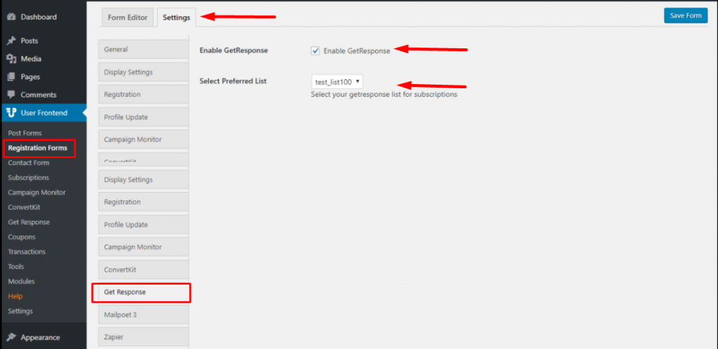 GetResponse - weDevs