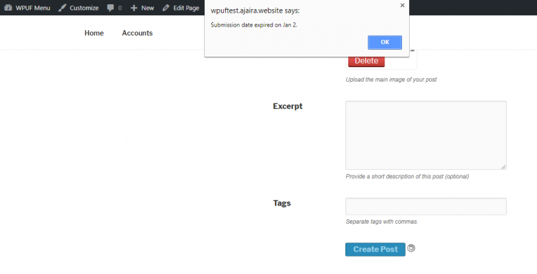 How to Restrict Submission in WP User Frontend - weDevs