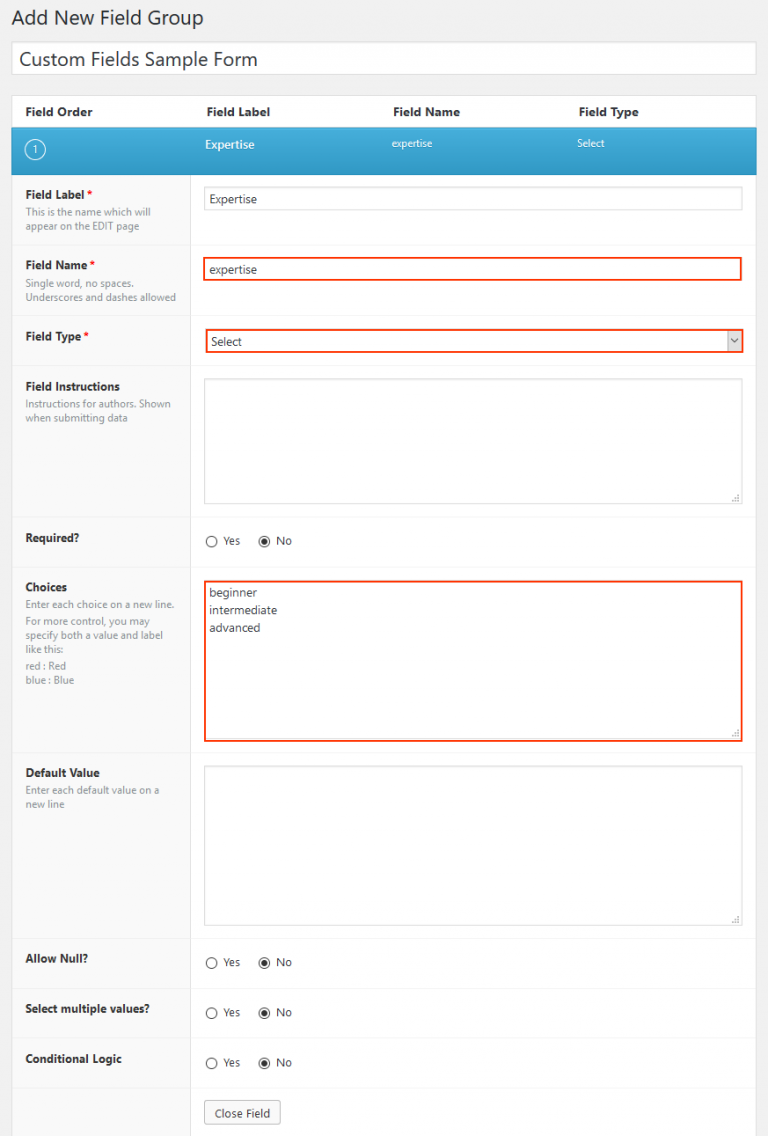 Advanced Custom Fields (ACF) Plugin Integration - weDevs
