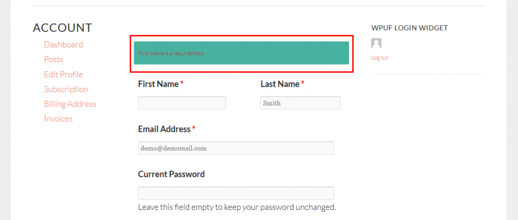 How to use WPUF Customizer - weDevs