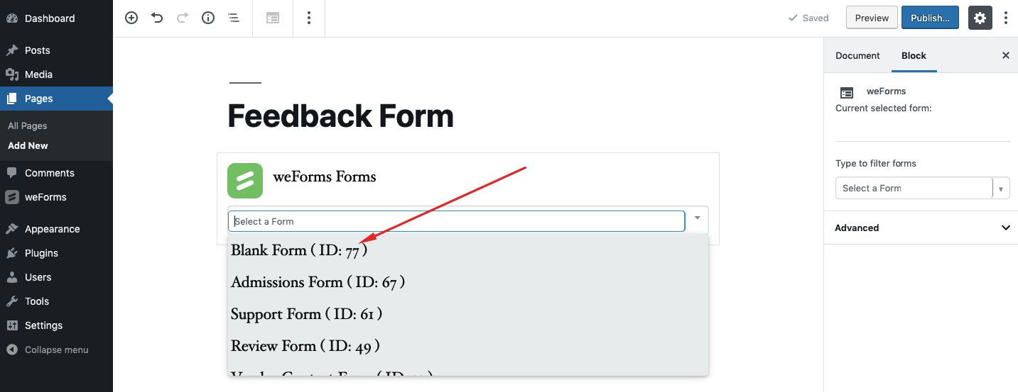 Create Conditional Logic Forms And Publish Them Using The Wordpress Gutenberg Block Wedevs