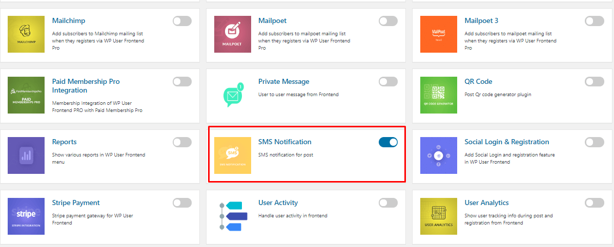How to Get SMS Notifications and Reports in WordPress with WP User Frontend Pro - weDevs