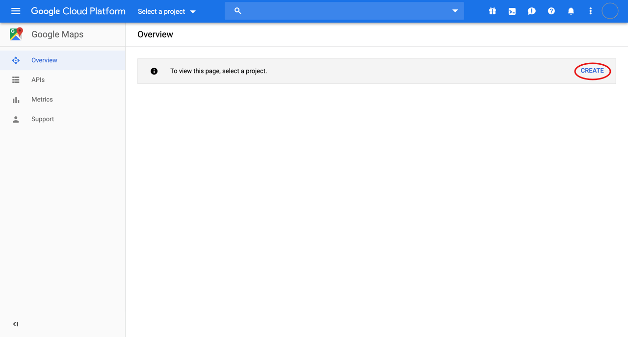 Create Google Maps API key - weDevs