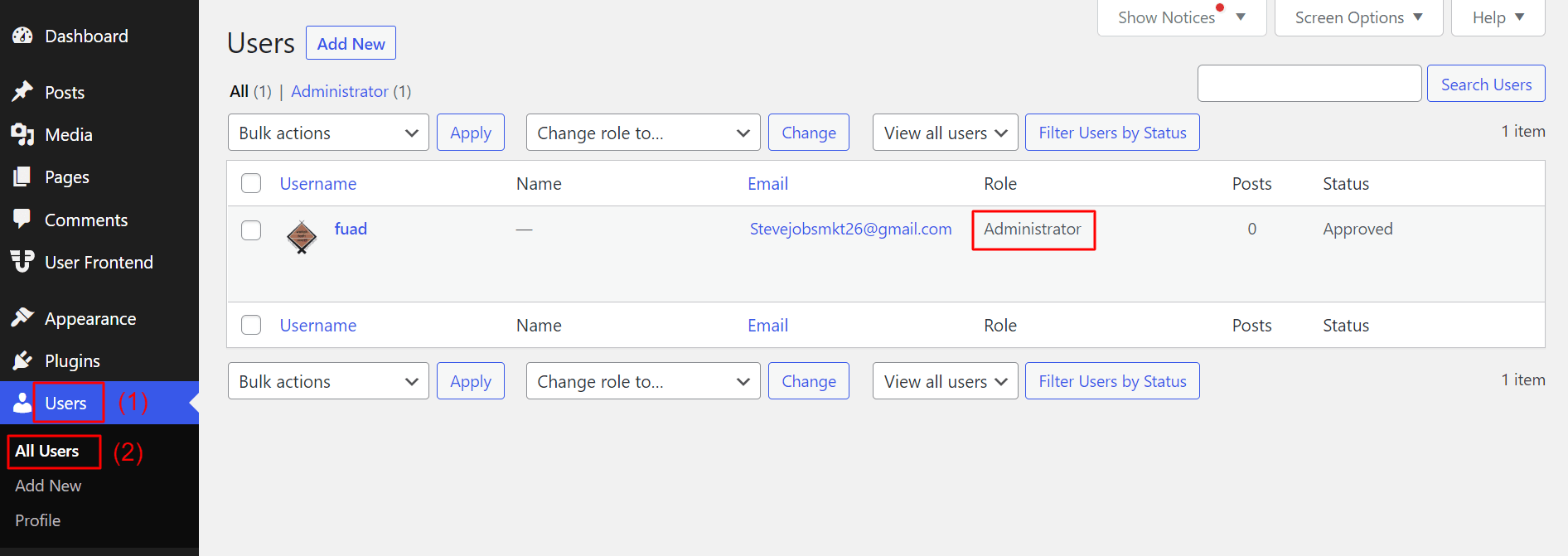 Show Registration/Profile Form Fields on User Edit Page - weDevs