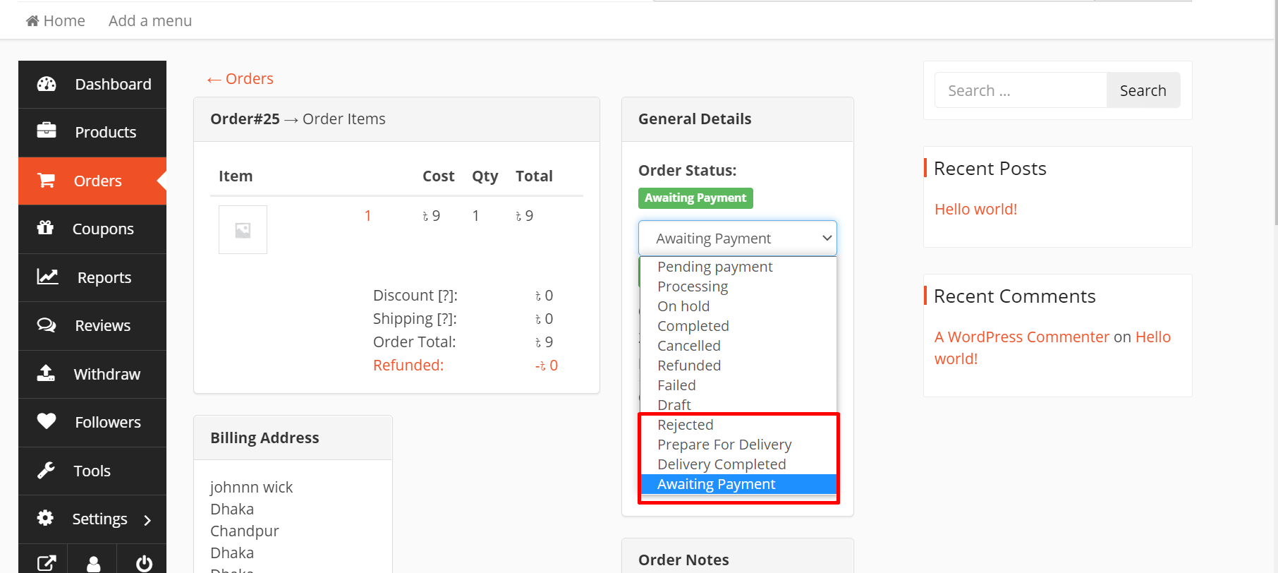 How to Add Custom Order Status to Your WordPress Multivendor Marketplace - weDevs