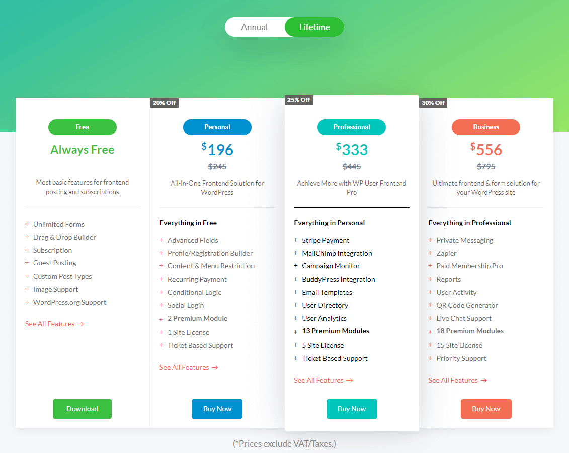 Which WP User Frontend Membership Plan is Right for You - weDevs
