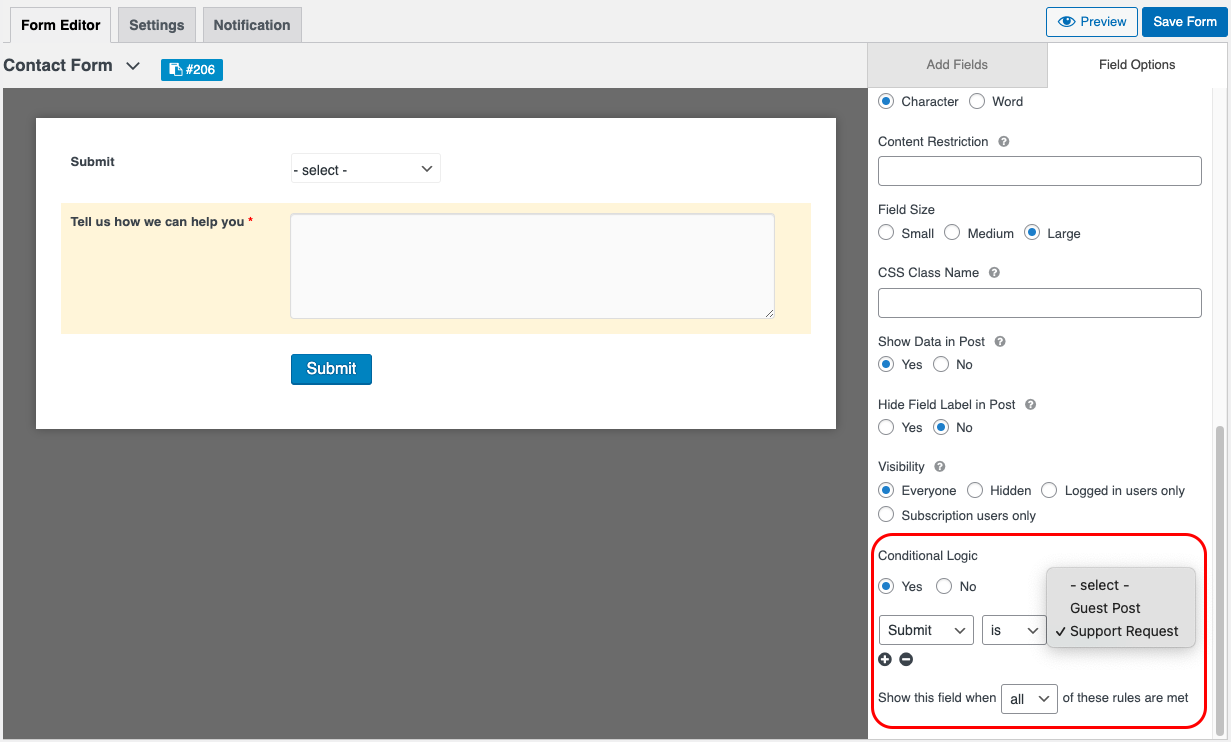 Enhance User Experience with Conditional Logic in WordPress Forms - weDevs