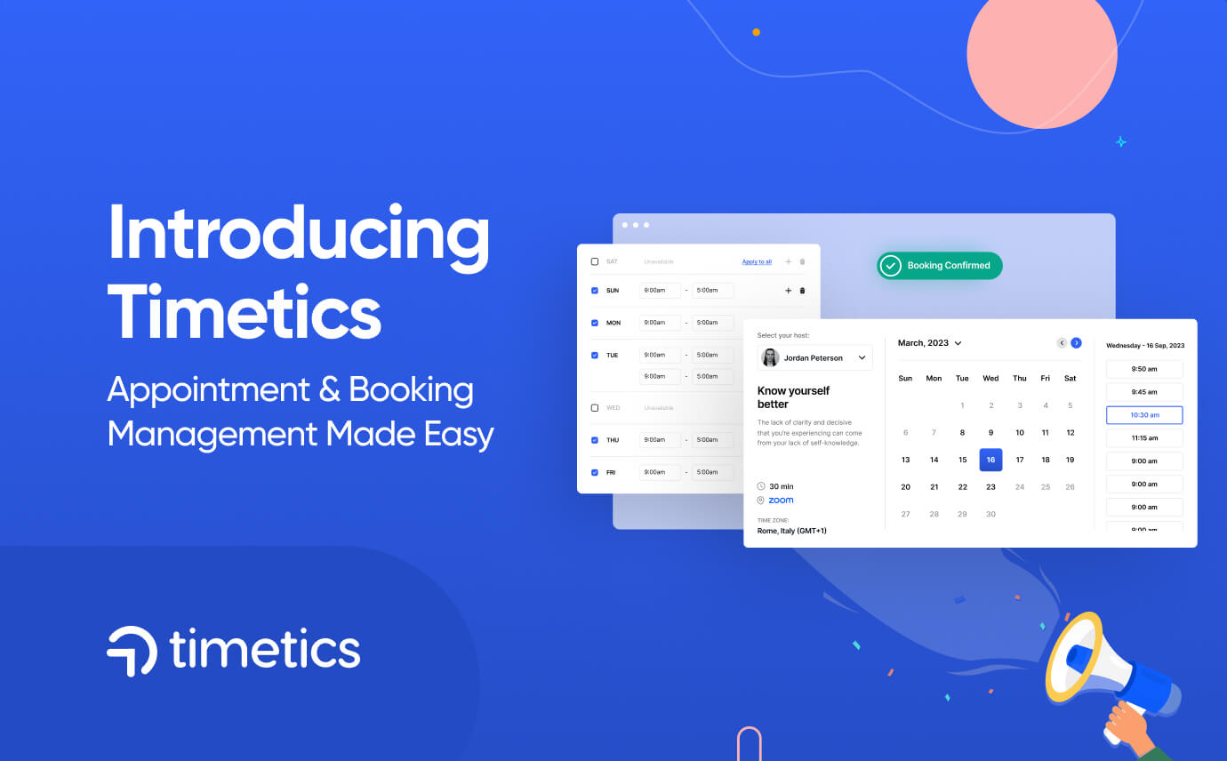 Meet Timetics: The Perfect WordPress Appointment Booking Plugin to Ease Your Life - weDevs