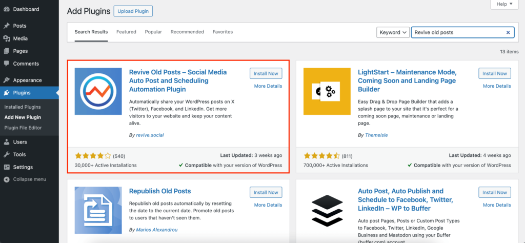 How to Automatically Share Your Old WordPress Posts on Social Media ...