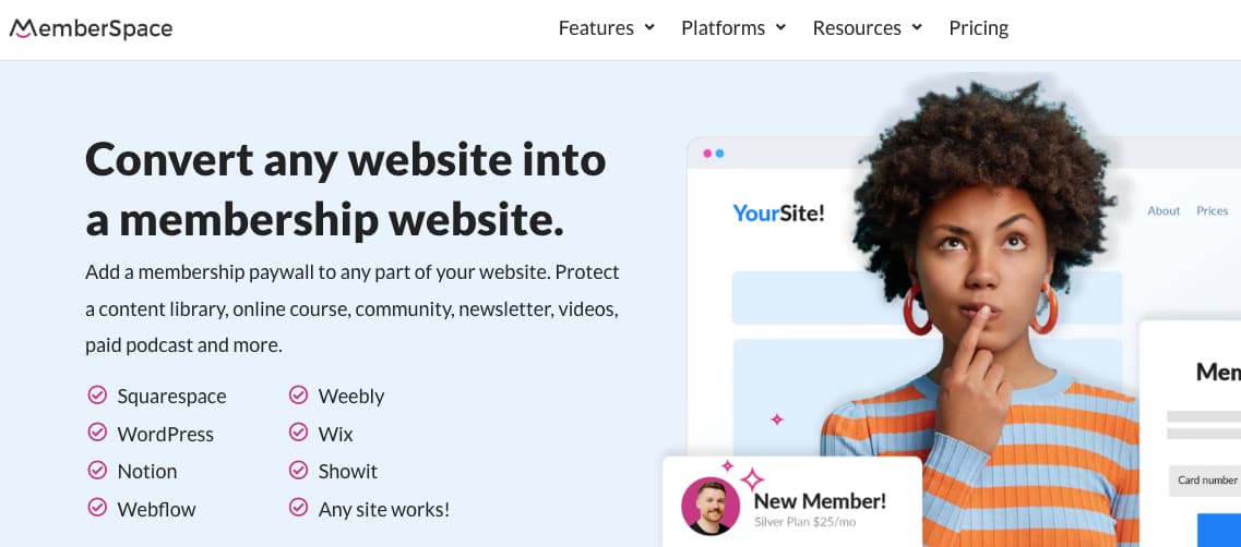 13 Best Membership Site Platforms For Creators - weDevs